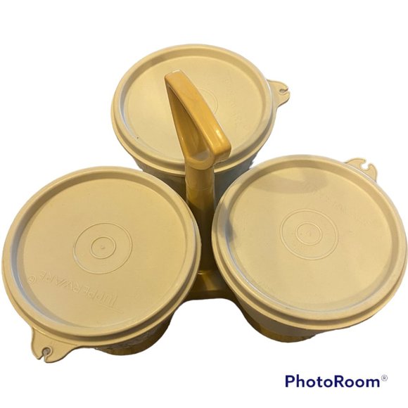 Tupperware | Kitchen | Tupperware Vintage Condiment Caddy Set Excellent ...